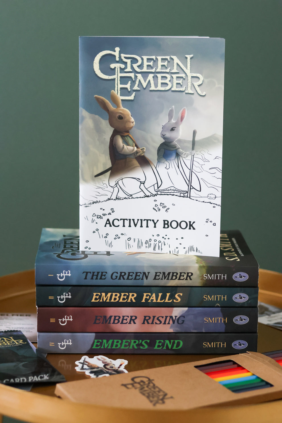 The Official Green Ember Series 4 Book Set + Activity Book and More ...